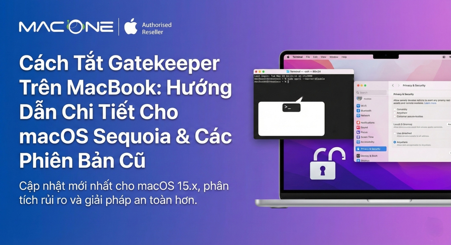 Cách Tắt Gatekeeper Trên MacBook: Hướng Dẫn Chi Tiết Cho macOS Sequoia ...