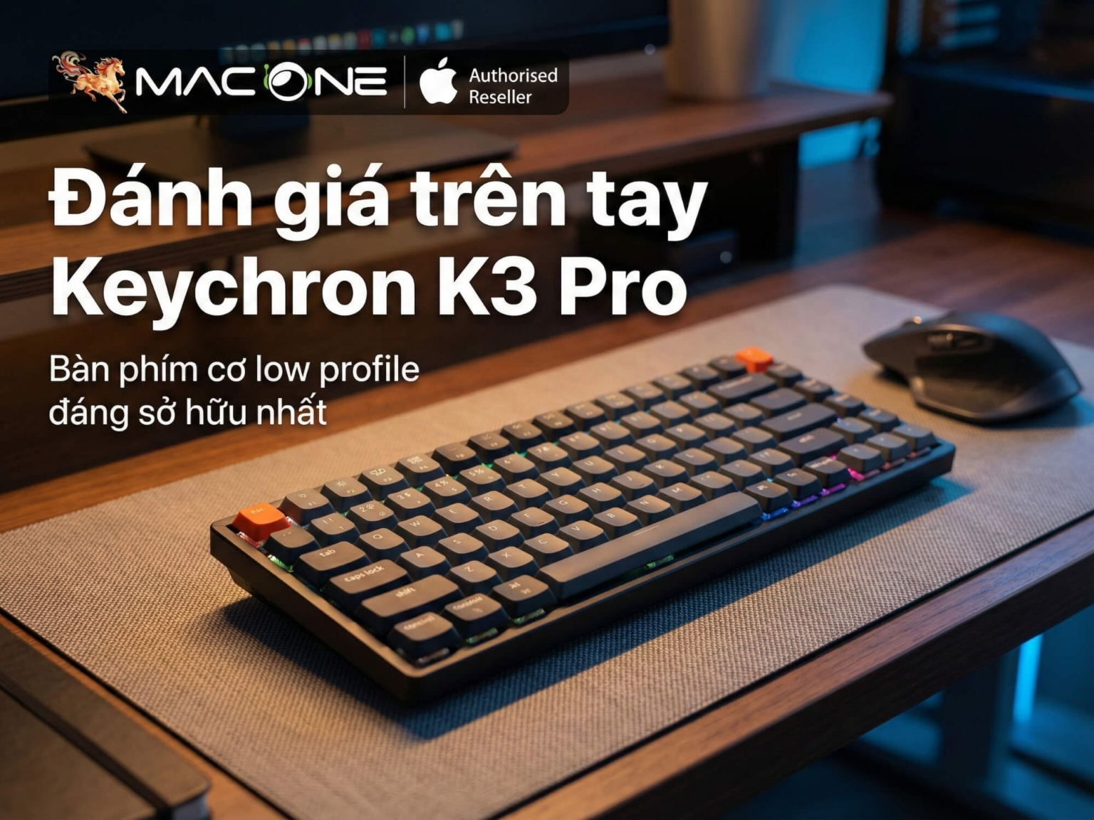 Đánh giá trên tay Keychron K3 Pro: Bàn phím cơ low profile đáng sở hữu ...