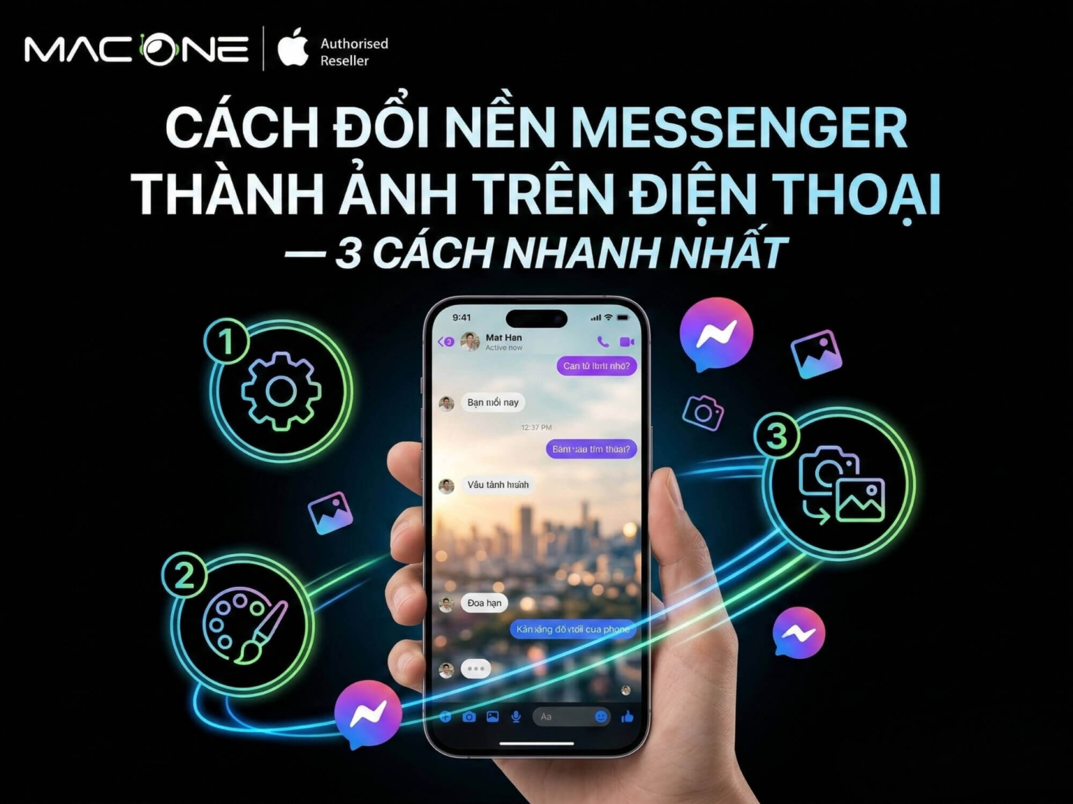 Cách đổi nền Messenger thành ảnh trên điện thoại — 3 cách nhanh nhất 2026
